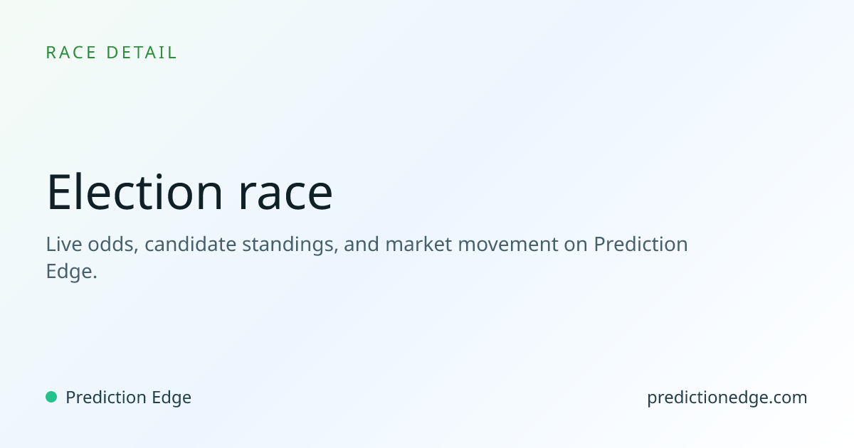 2026 MD-1 Republican Primary First-Round Winner | Polls & Odds